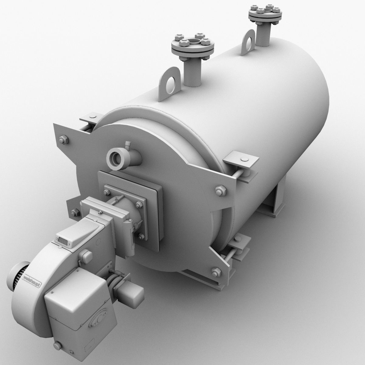 Gas boiler small 3D model | CGTrader