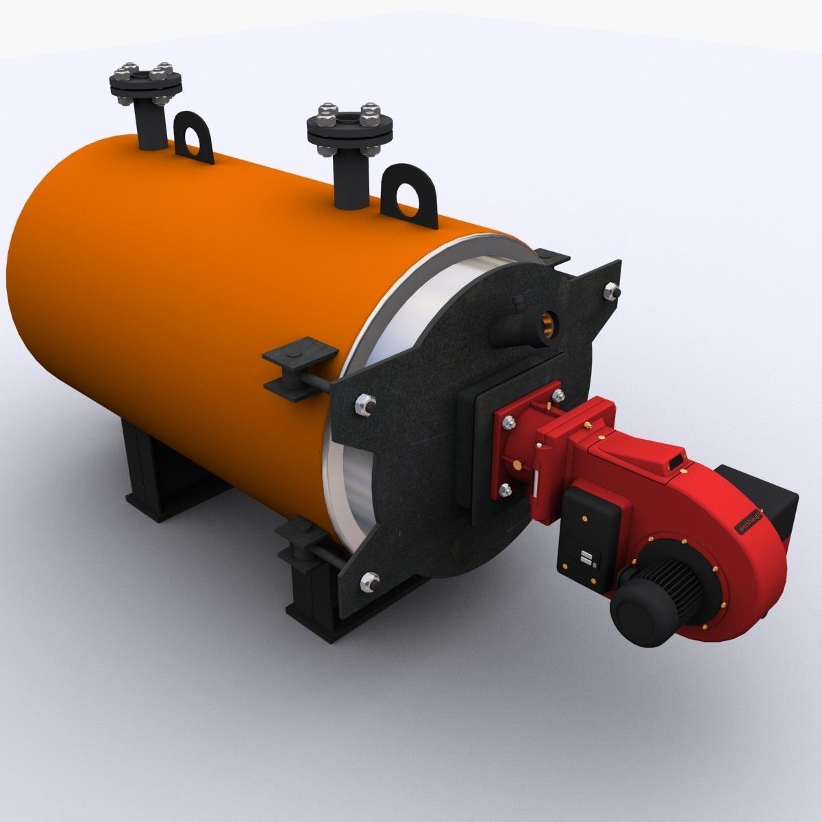 Gas boiler small 3D model | CGTrader