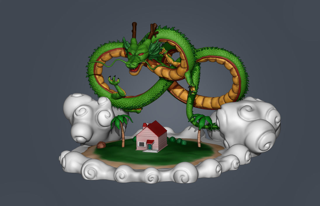 Shenlong - Shenron 3D print 3D model 3D printable | CGTrader