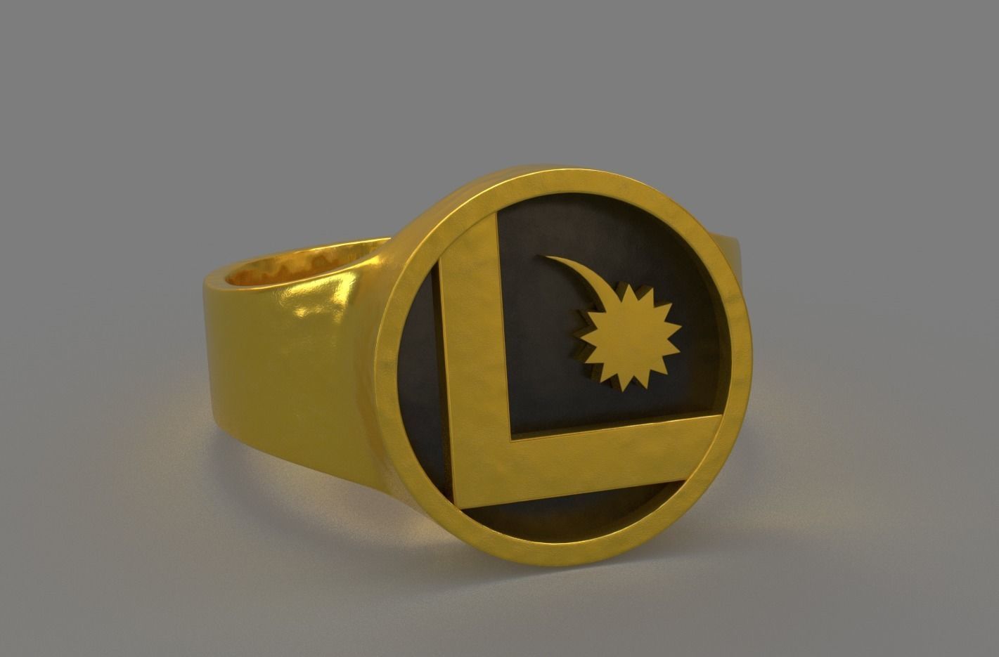 Legion of Superheroes Flight Ring 3D model 3D printable | CGTrader