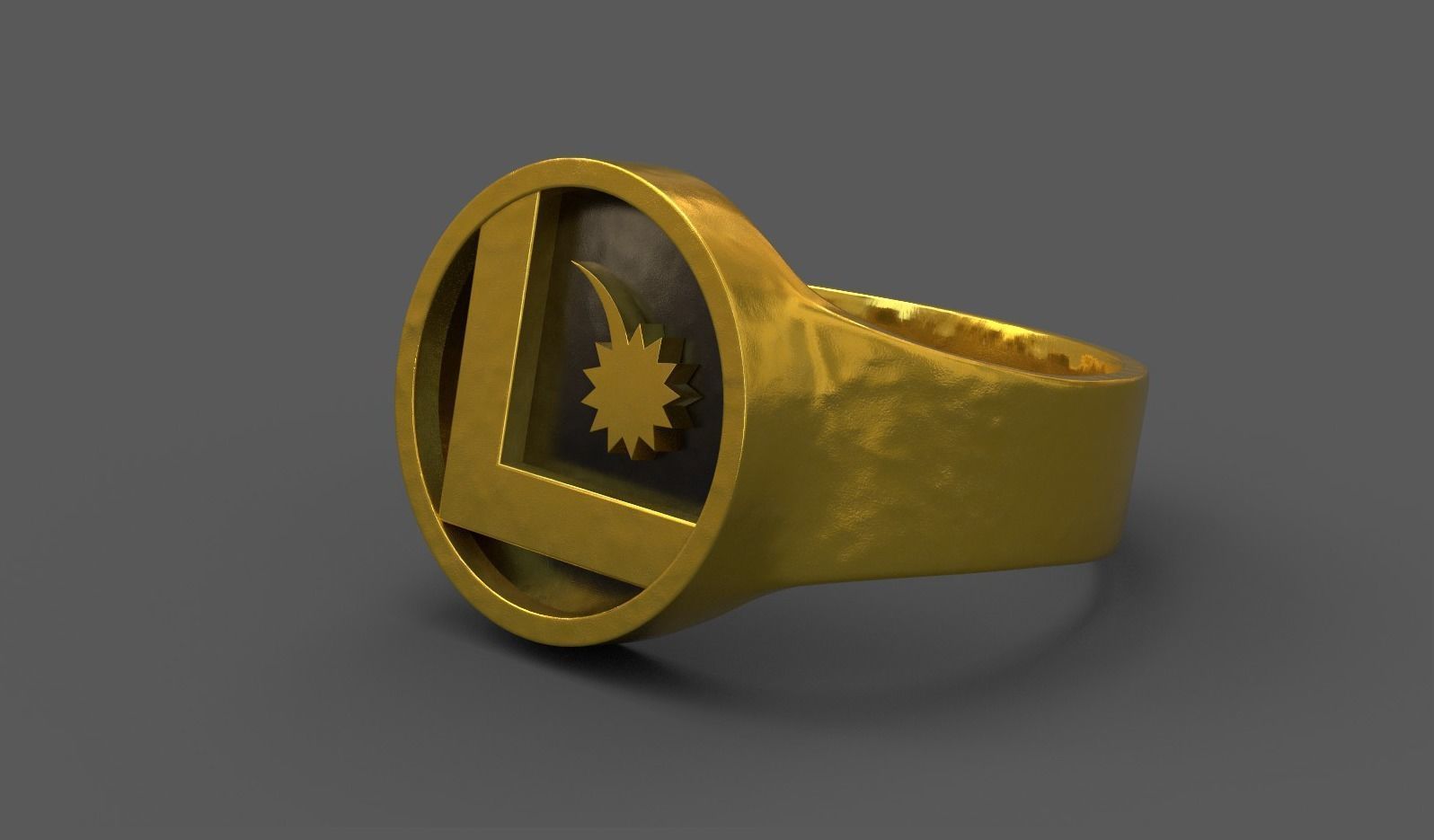 Legion of Superheroes Flight Ring 3D model 3D printable | CGTrader
