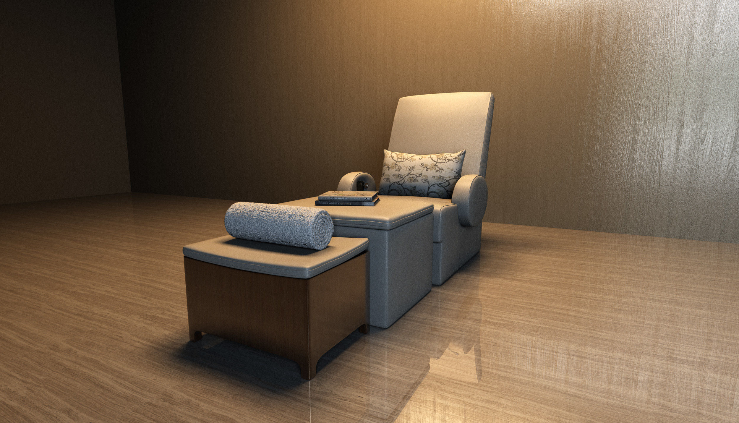 Massage chair for spa 3D model | CGTrader
