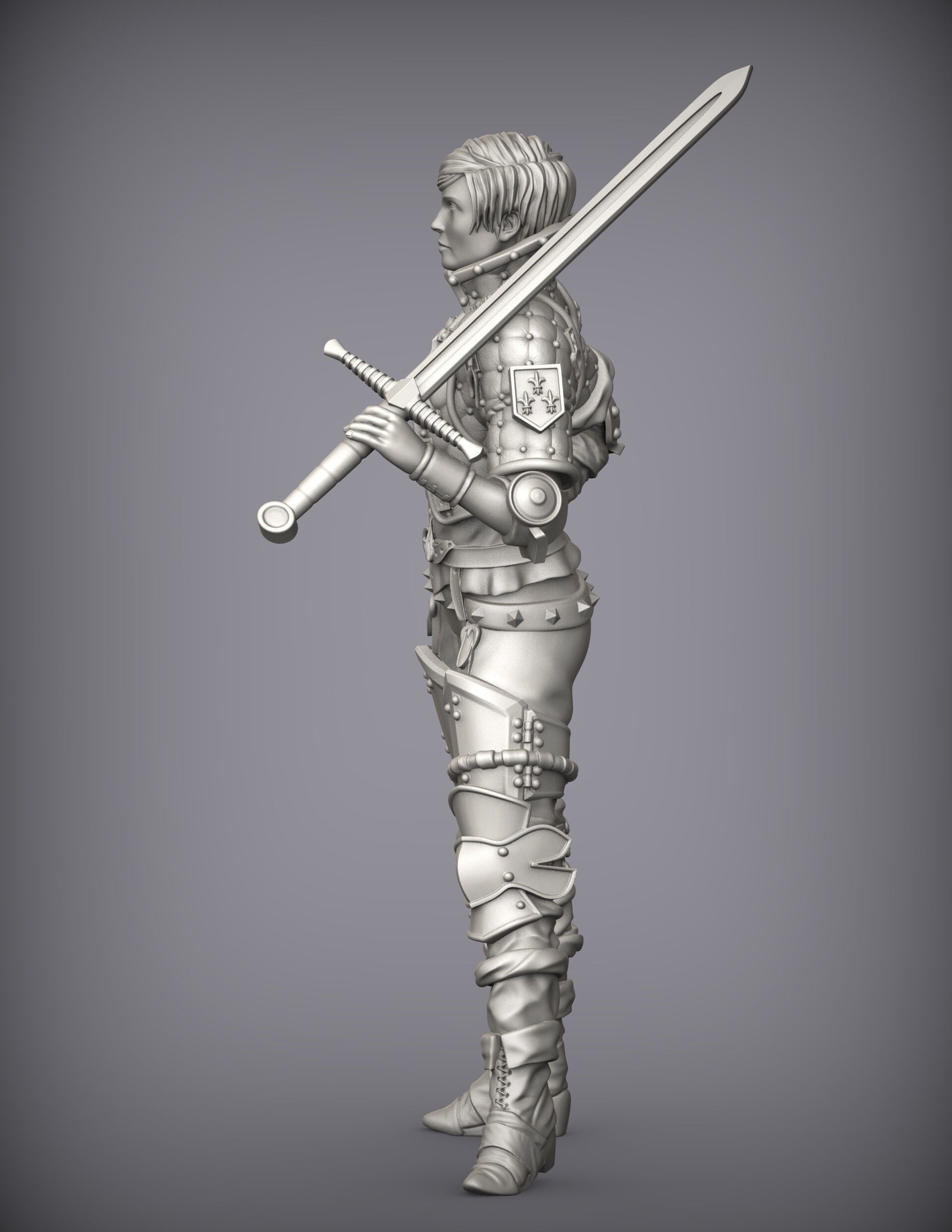 Ves witcher miniature 54mm 3D model | CGTrader
