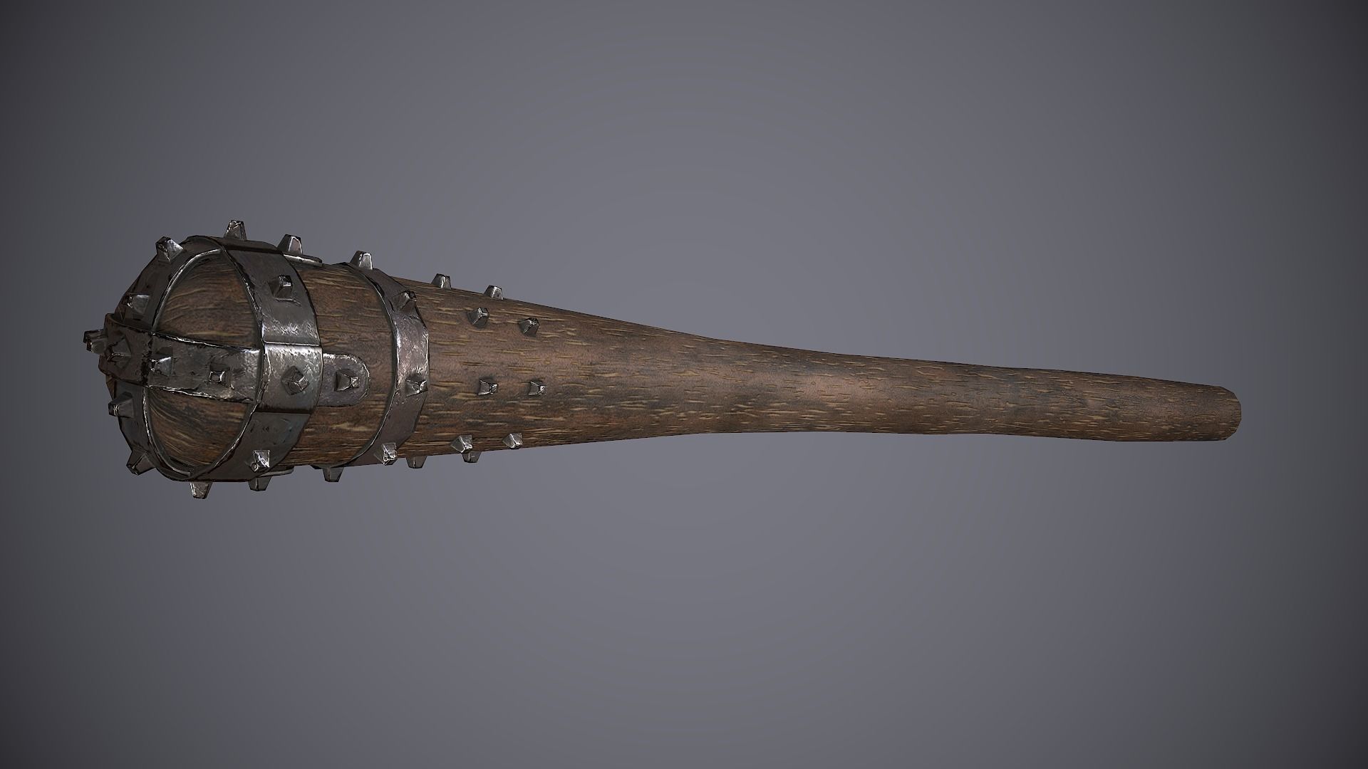 3D model Spiked Club VR / AR / low-poly | CGTrader