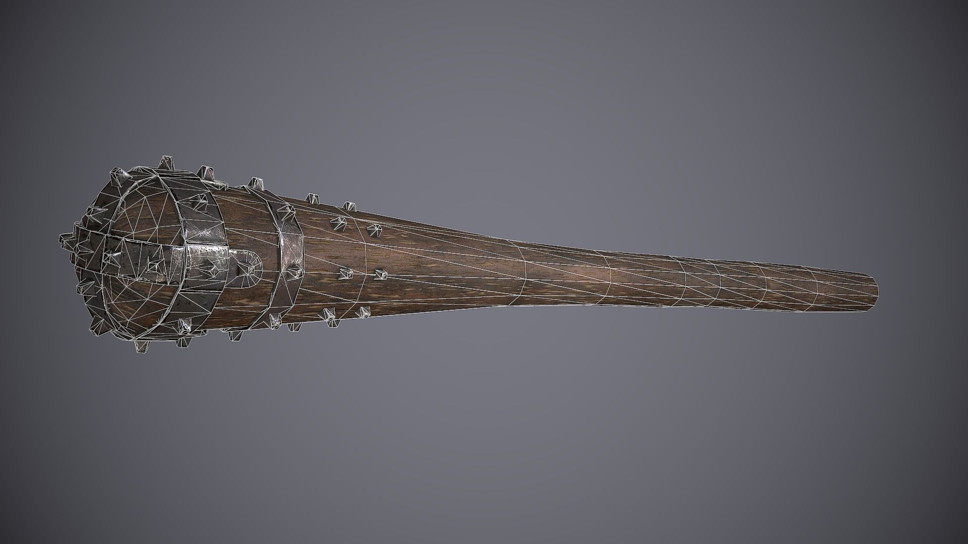 3D model Spiked Club VR / AR / low-poly | CGTrader