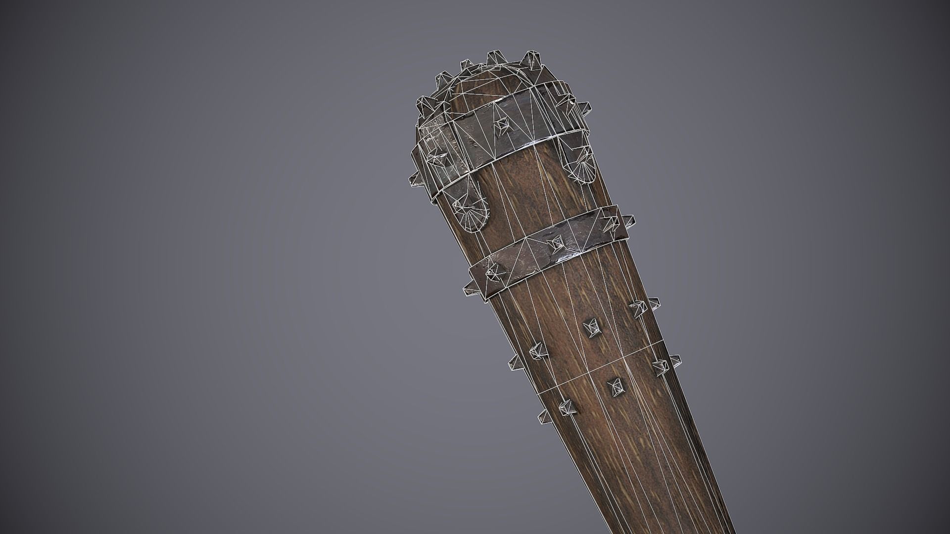 3D model Spiked Club VR / AR / low-poly | CGTrader