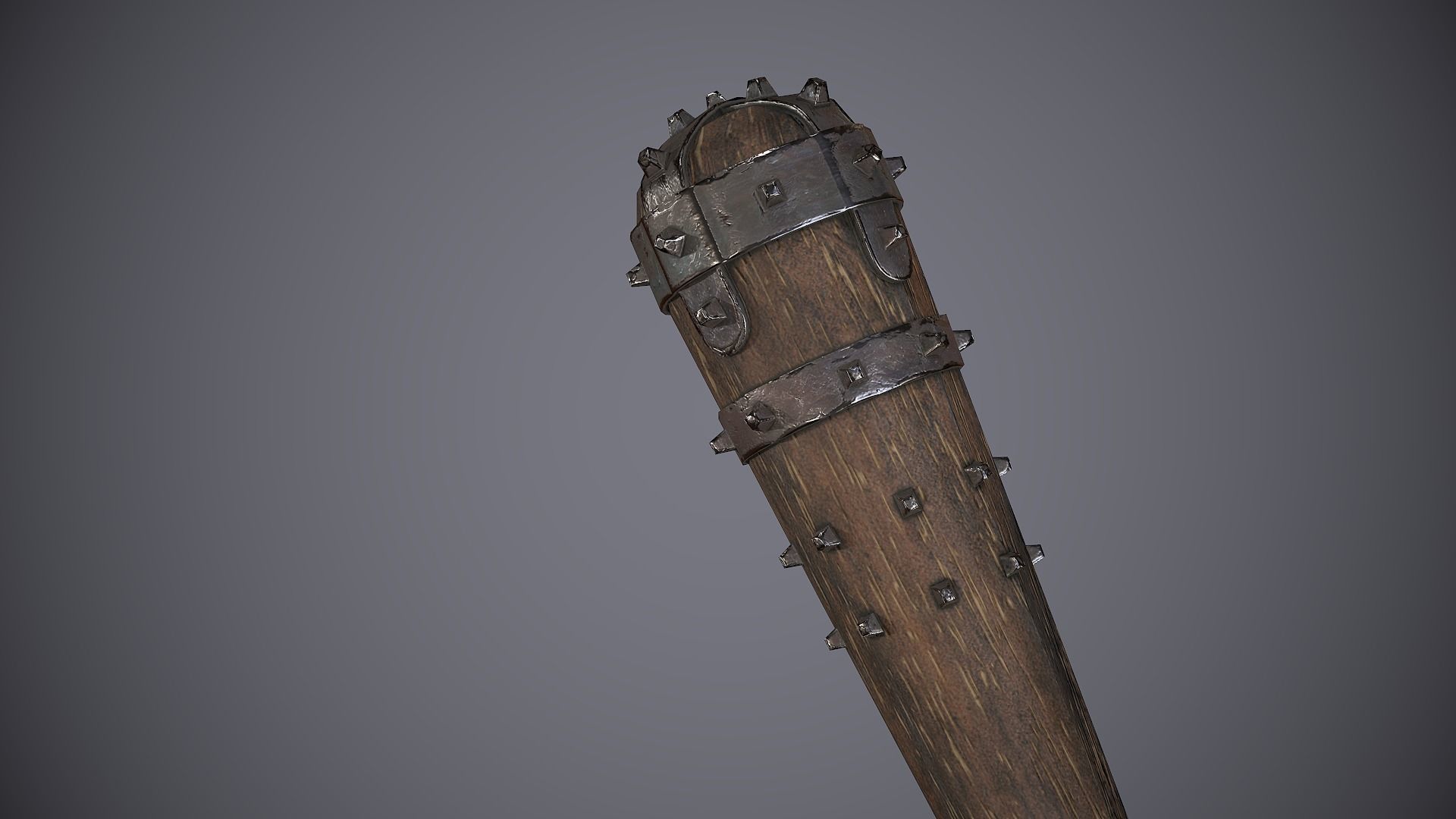 3D model Spiked Club VR / AR / low-poly | CGTrader