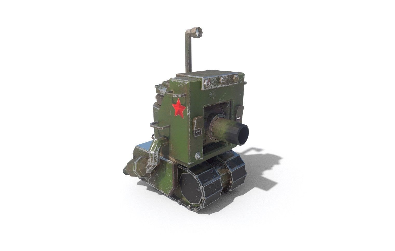 3D model Tank chibi cartoon VR / AR / low-poly | CGTrader