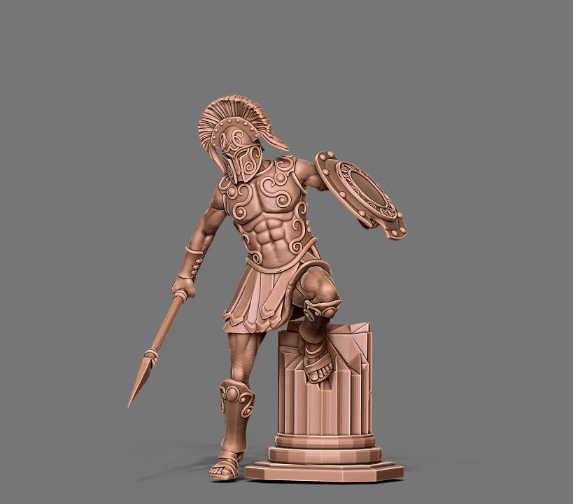 Greek bundle - 6 miniatures 35mm scale 3D model 3D printable | CGTrader