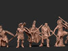 Greek bundle - 6 miniatures 35mm scale 3D model 3D printable | CGTrader