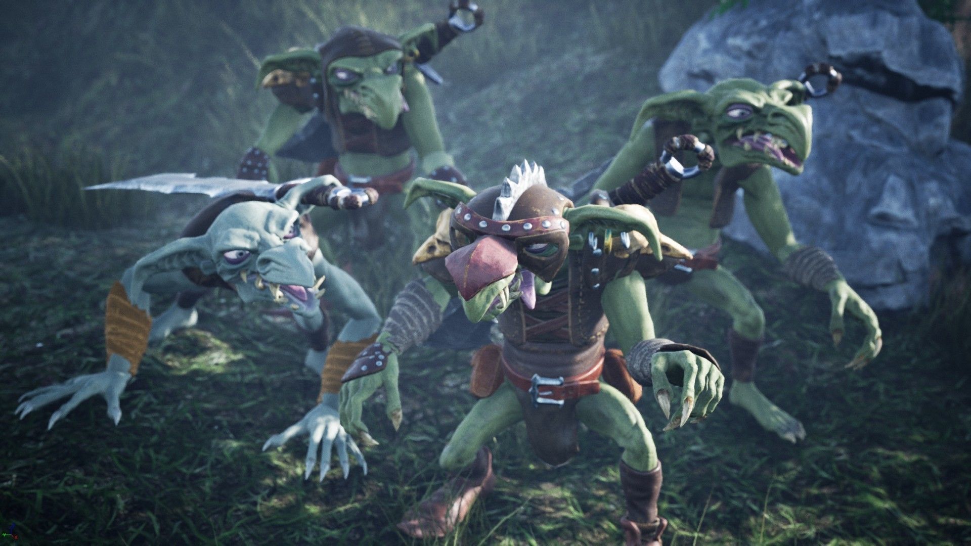 3D model Goblins Light Armored VR / AR / low-poly rigged animated ...