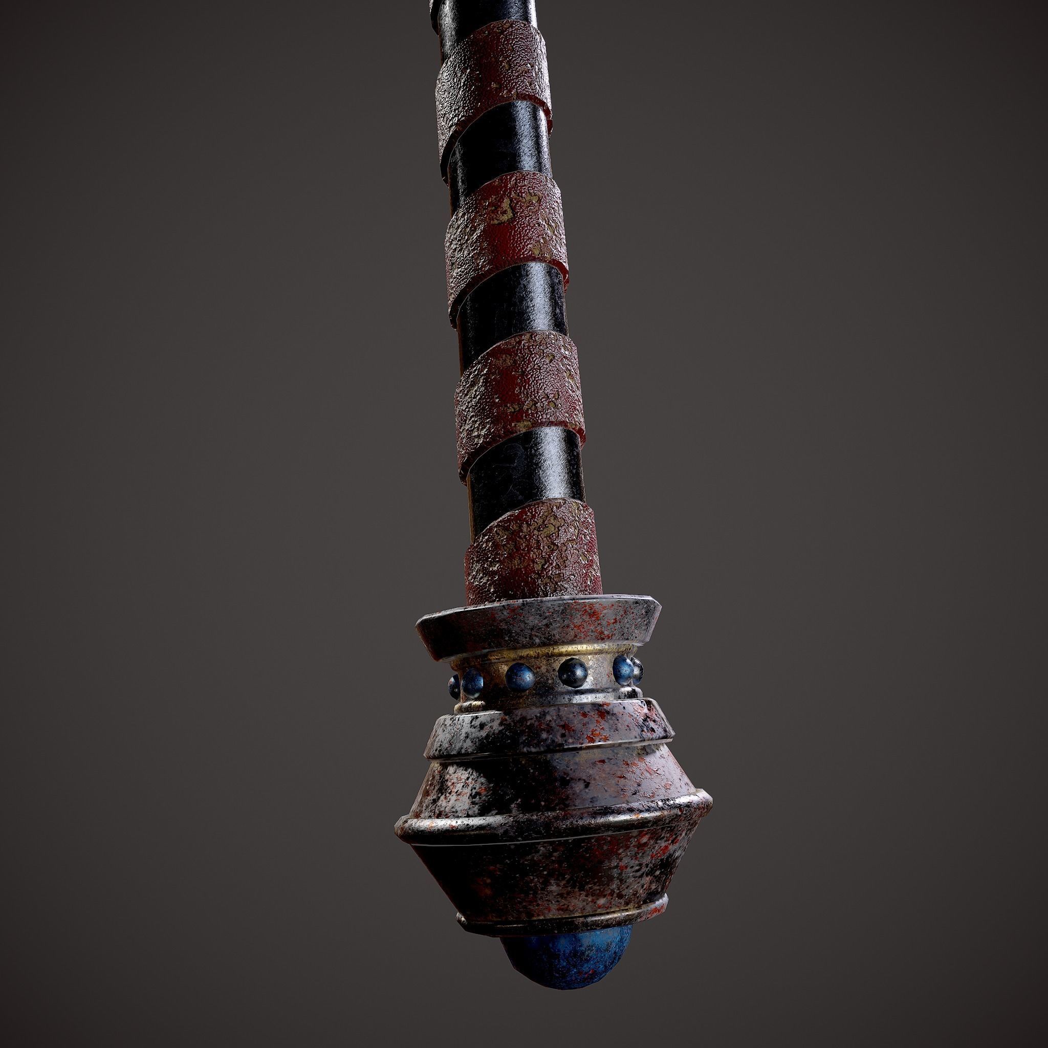 Spiked Fantasy Sword free VR / AR / low-poly 3D model | CGTrader