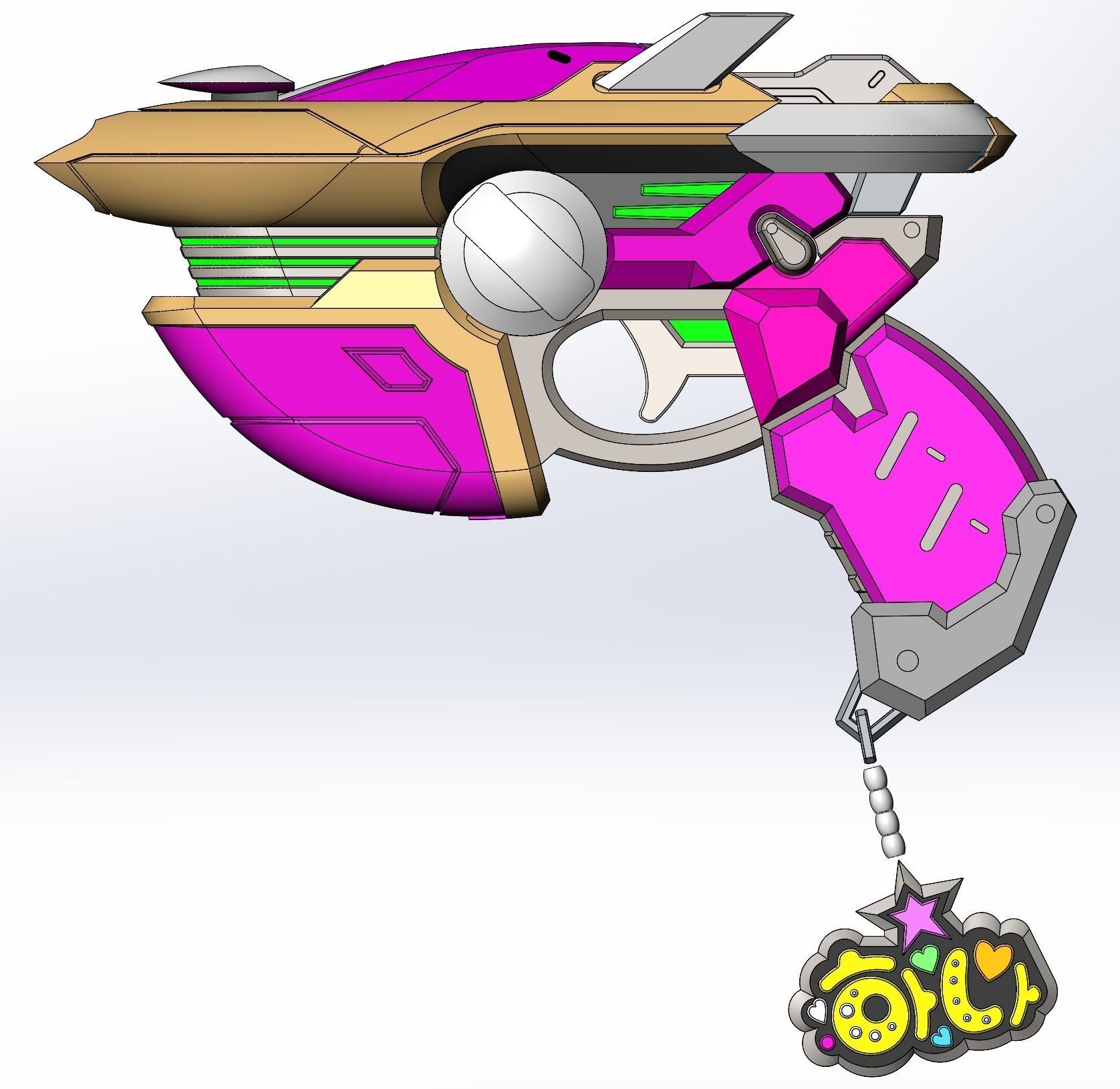 Overwatch Dva academy 3d model separate for printing 3D model 3D ...