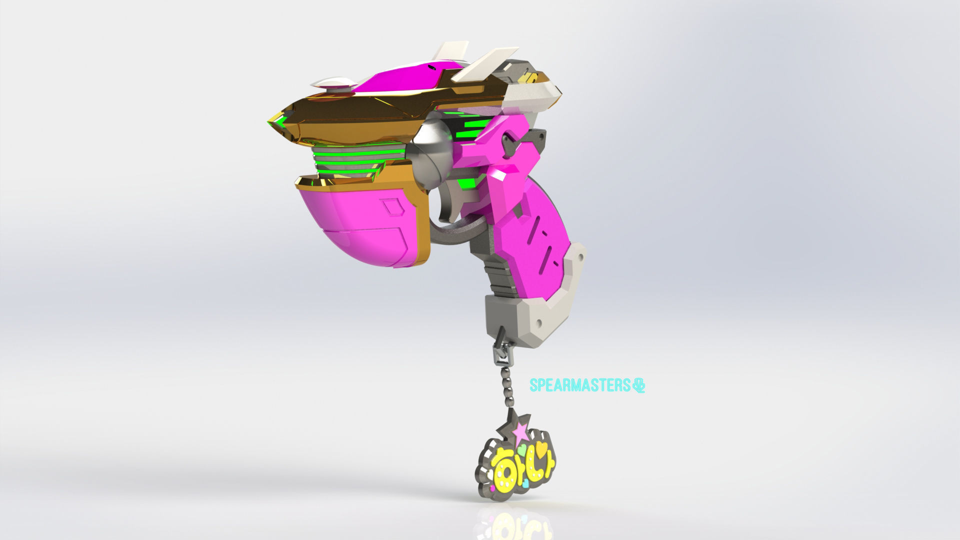 Overwatch Dva academy 3d model separate for printing 3D model 3D ...