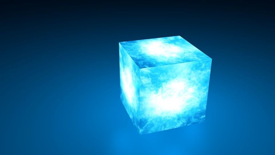 3D model Tesseract from Marvel Cinematic Universe VR / AR / low-poly ...