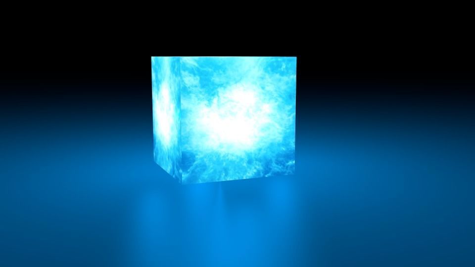 3D model Tesseract from Marvel Cinematic Universe VR / AR / low-poly ...
