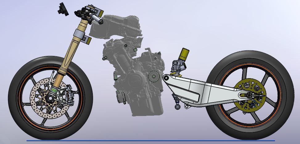 Triumph 675 engine from scan 3D model 3D printable | CGTrader