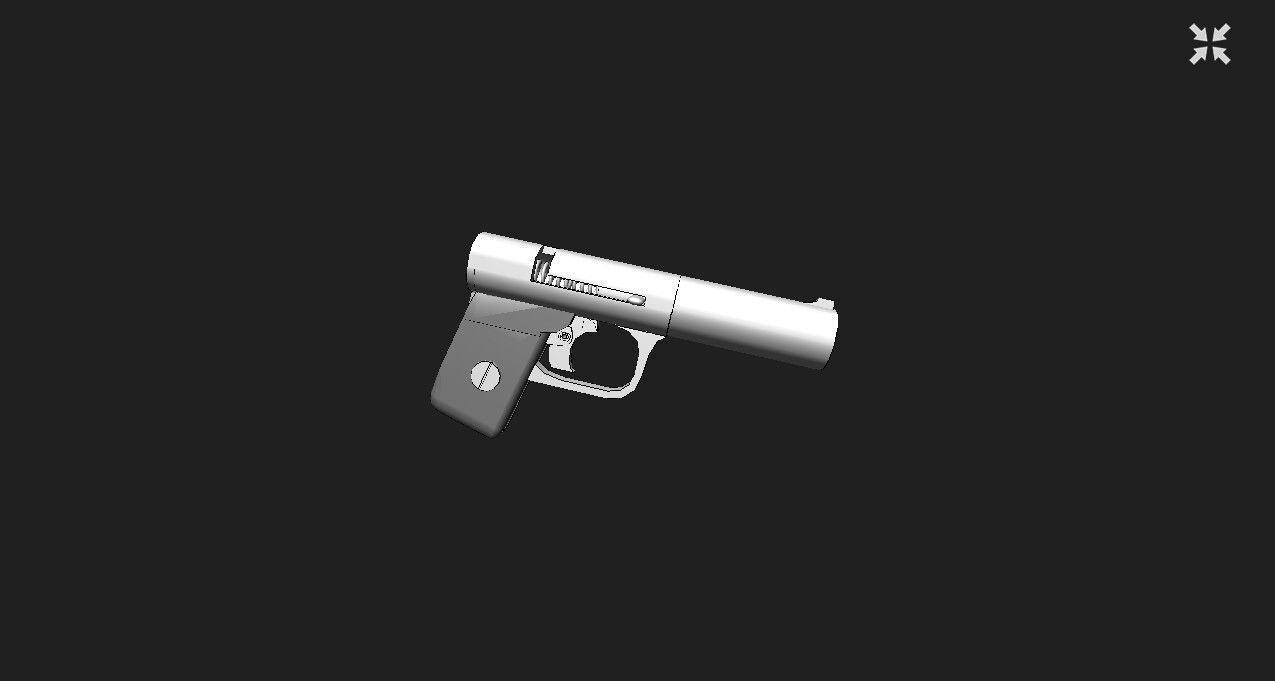 Gun 22lr free 3D model | CGTrader