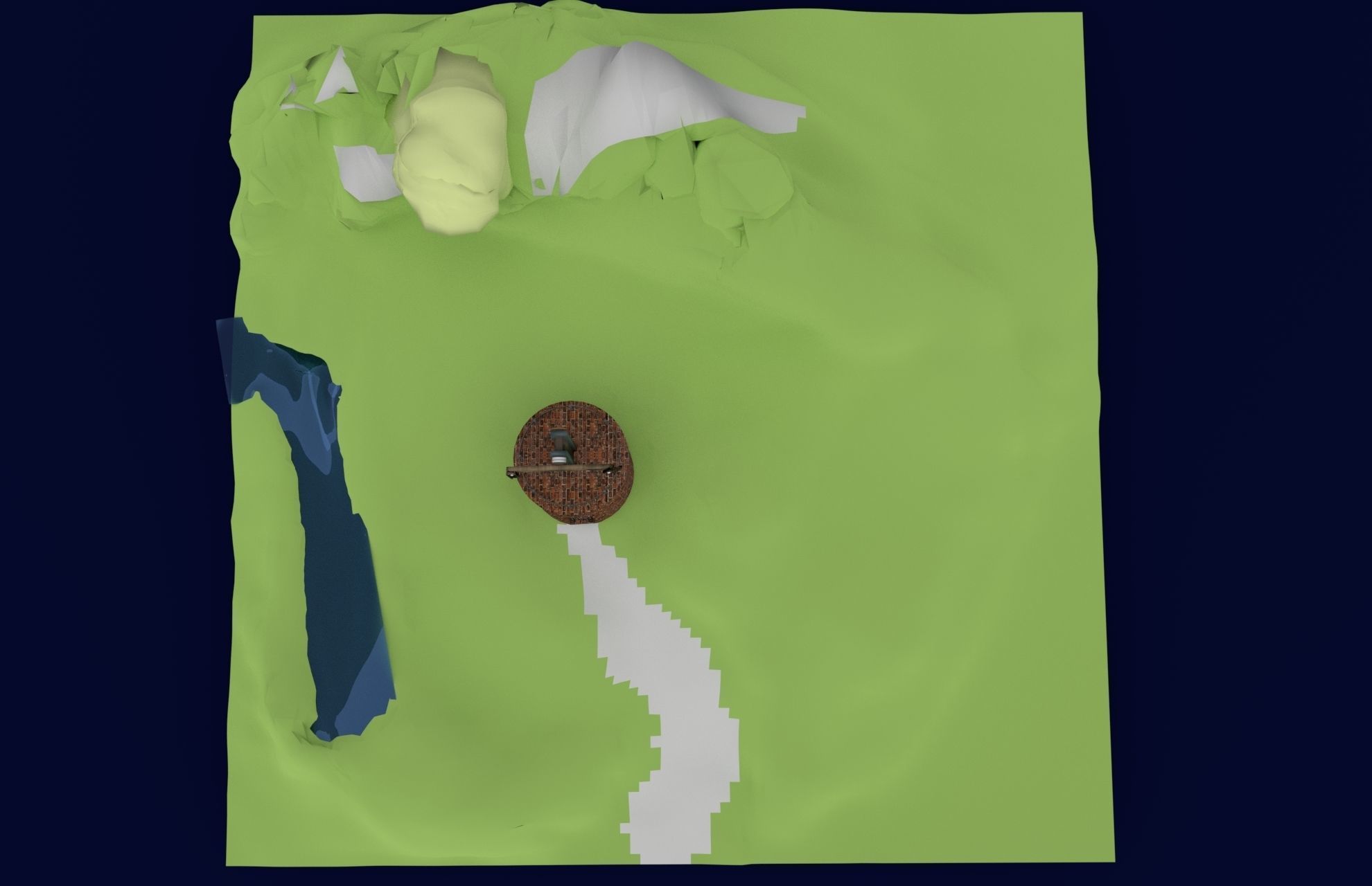 Optical telegraph 3D model animated rigged | CGTrader