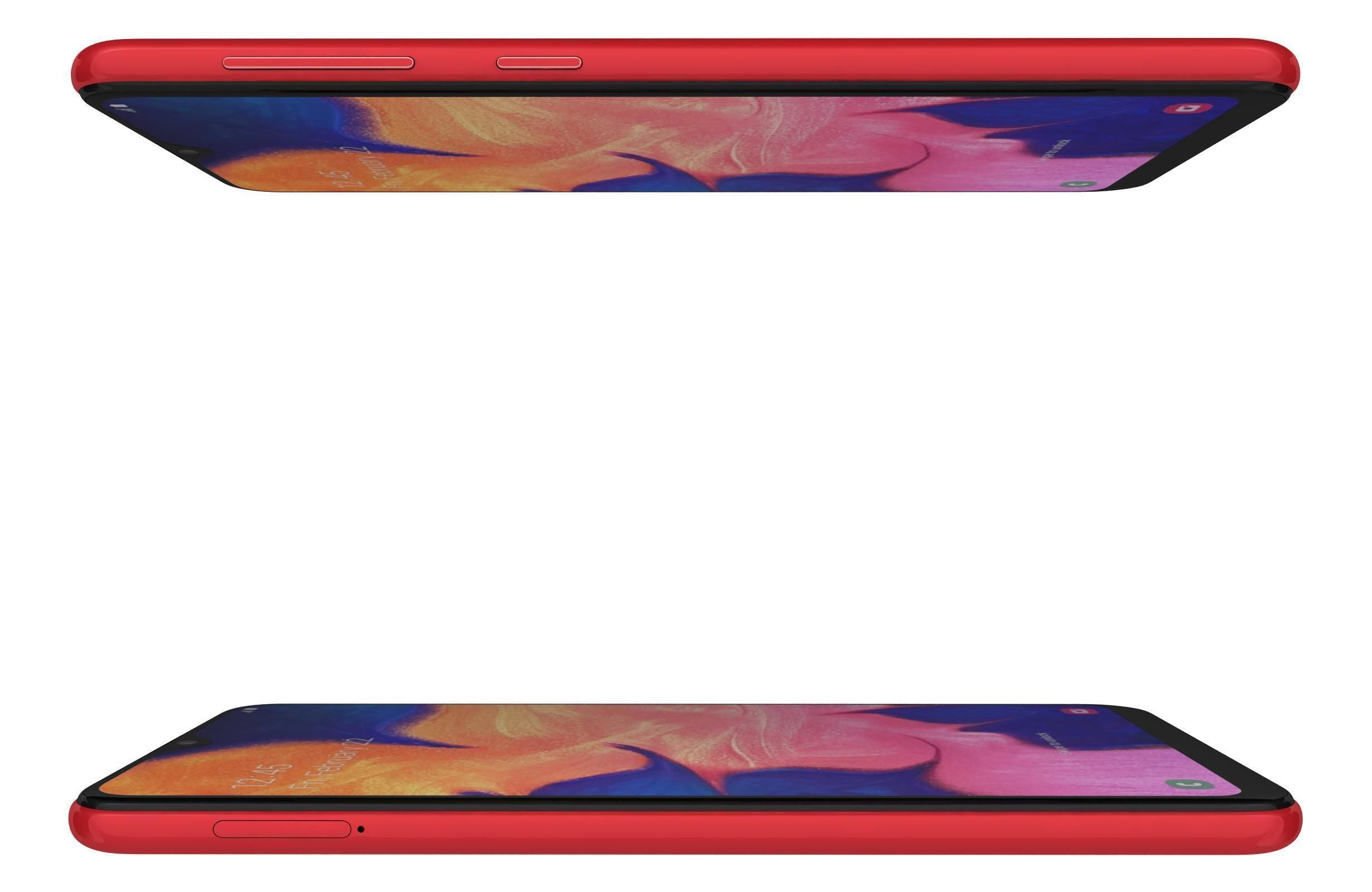 Samsung Galaxy A10 Red 3D model | CGTrader