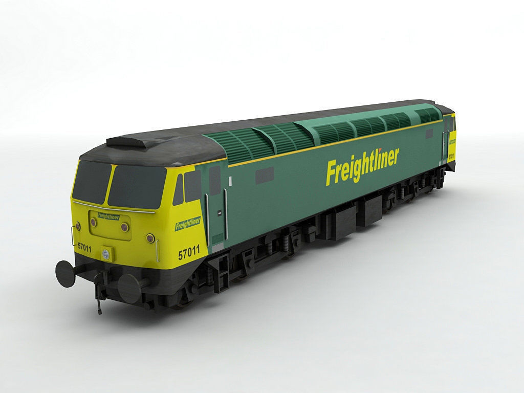 3D model Class 57 Locomotive Freightliner VR / AR / low-poly | CGTrader