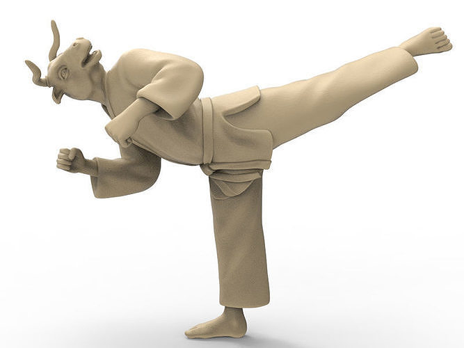 Ox Back Kick 3D model 3D printable | CGTrader