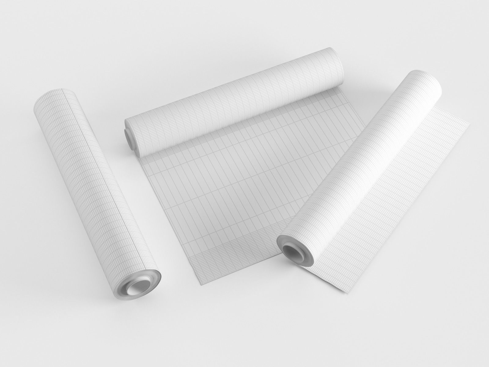 Fabric Rolls 3D model | CGTrader