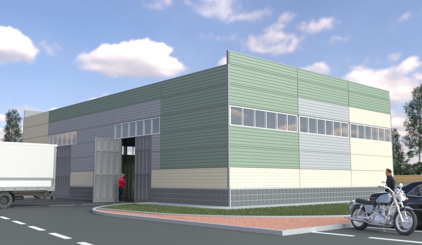 Storage house 3D model | CGTrader