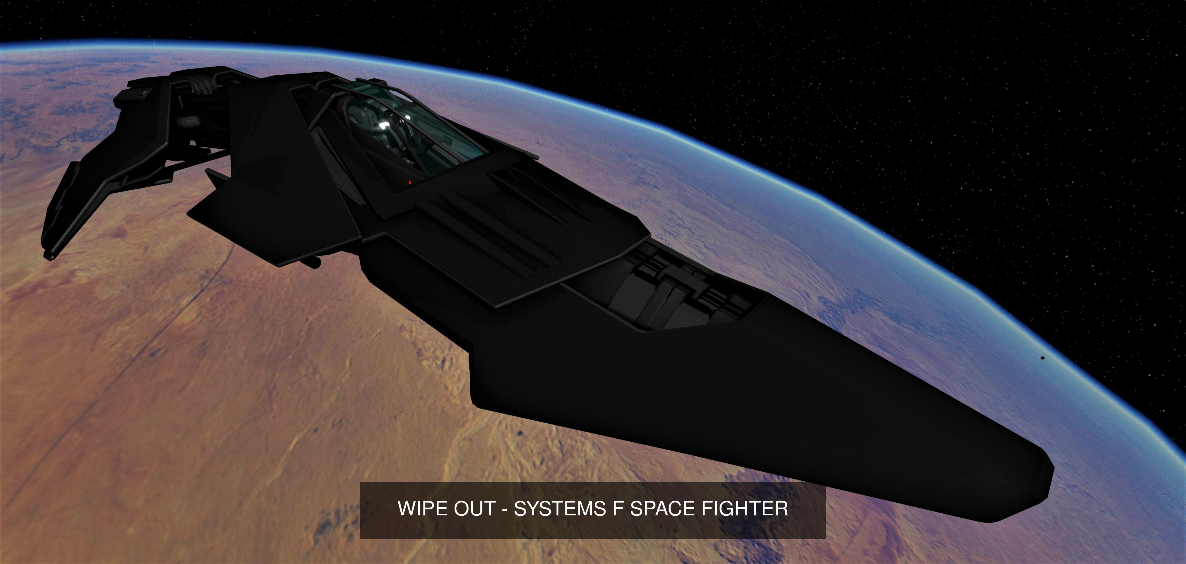 WIPE OUT - INSPIRED SPACE FIGHTER COLLECTION VR / AR / low-poly | CGTrader