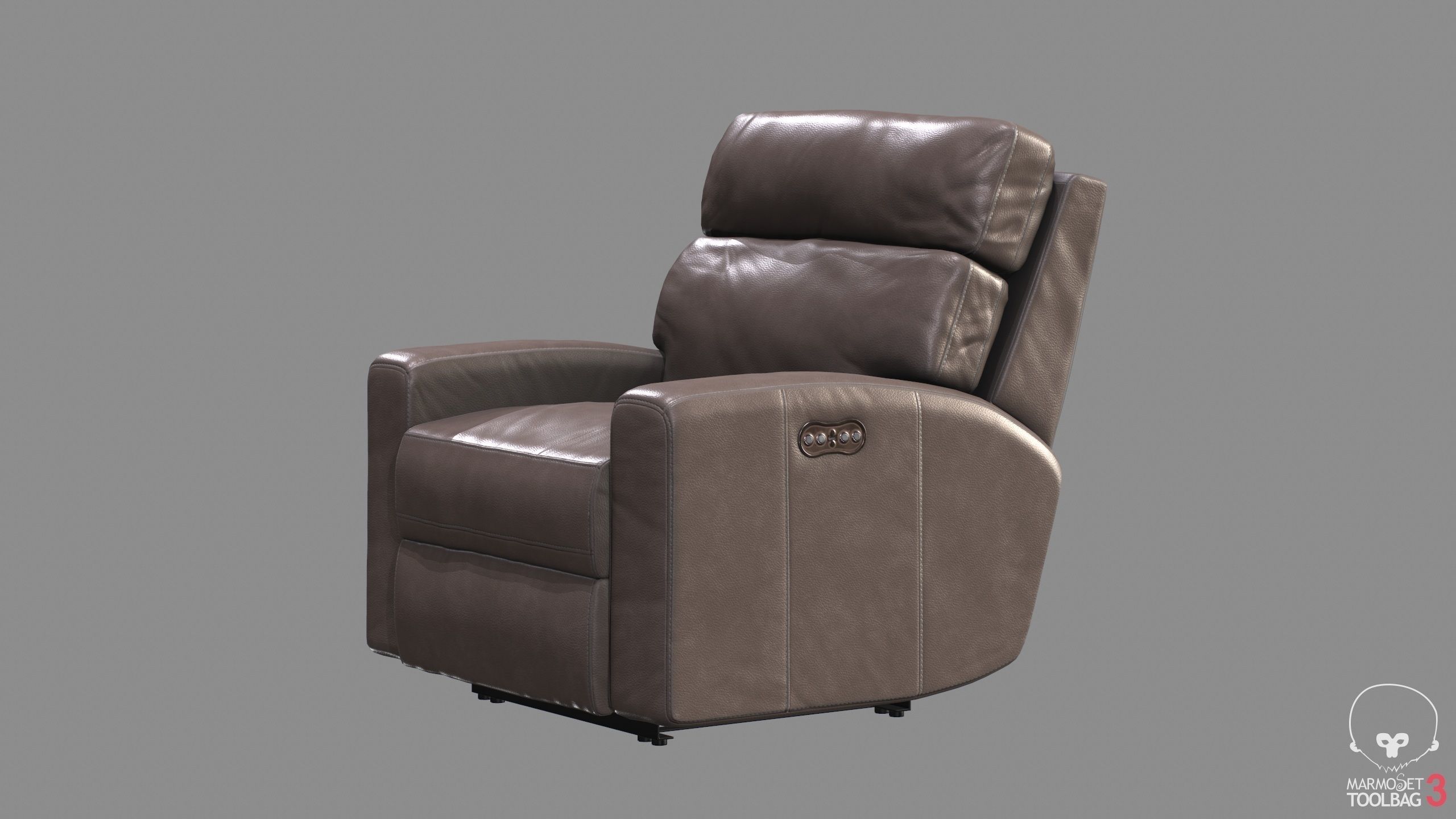 3D model Power Recliner VR mid-poly model VR / AR / low-poly | CGTrader