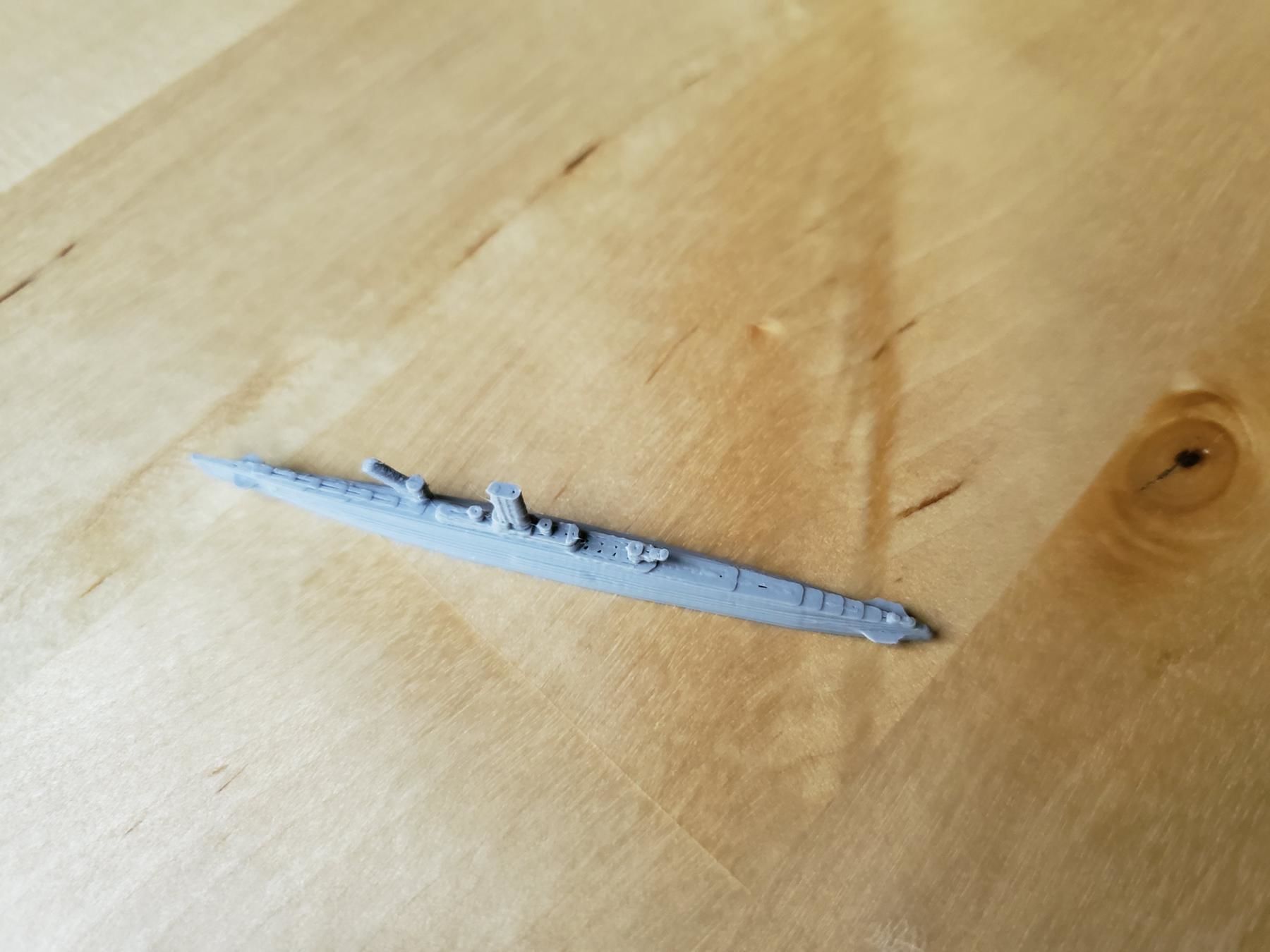 Japanese Type B Submarine free 3D model 3D printable | CGTrader