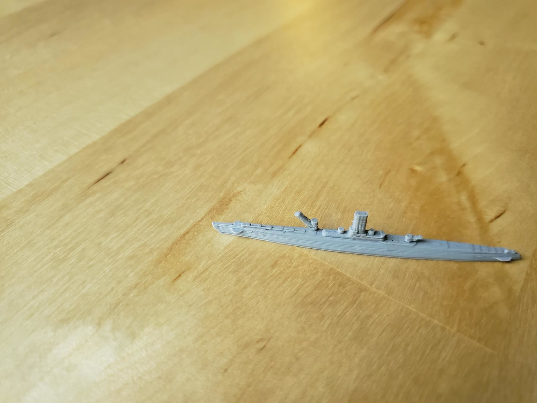 Japanese Type B Submarine free 3D model 3D printable | CGTrader