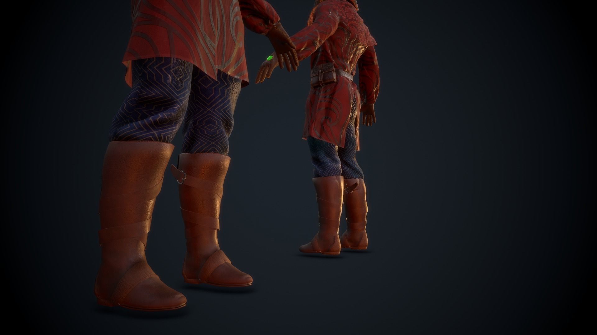 3D model Mage clothes VR / AR / low-poly rigged animated | CGTrader