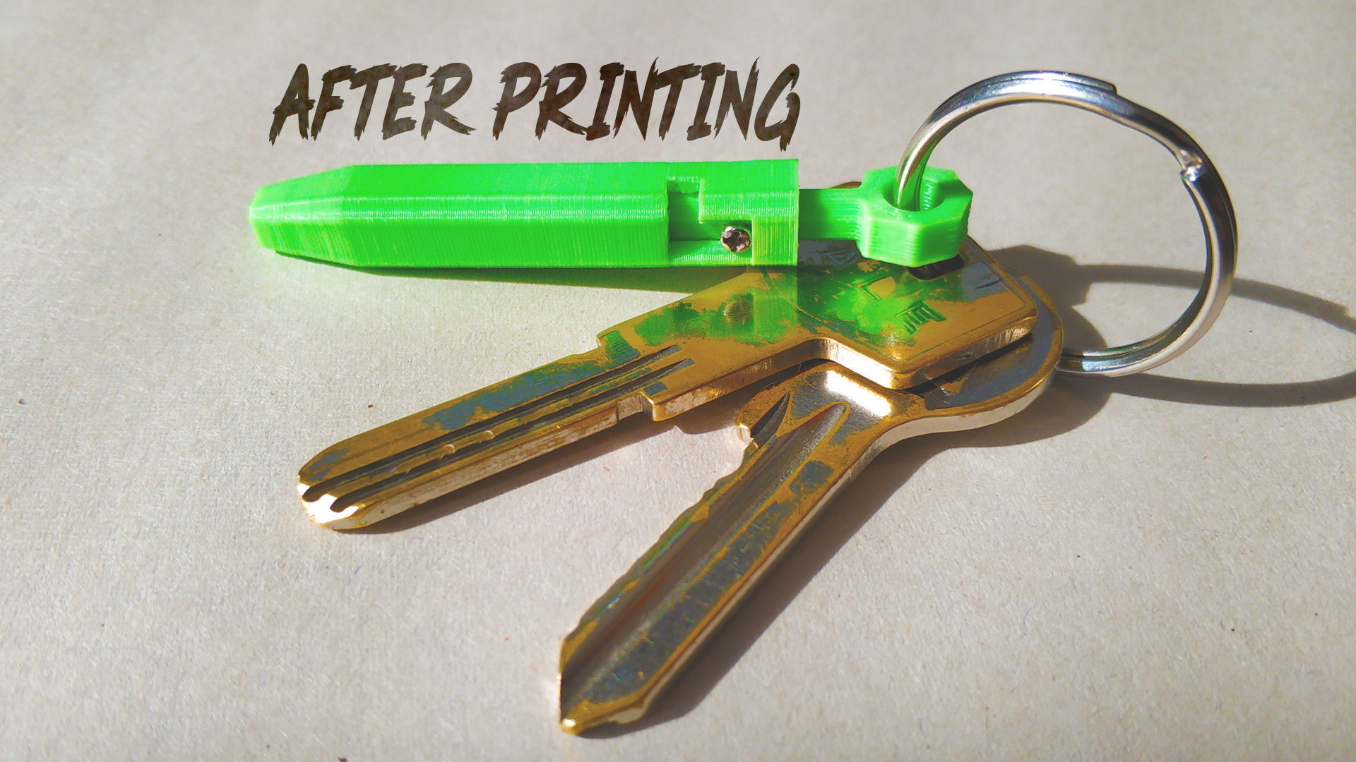 Keychain Pen Tiny Pen 3d Printing Model Palem free 3D model 3D ...