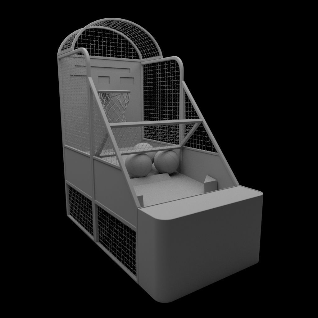 Basketball Arcade Game 3D model | CGTrader