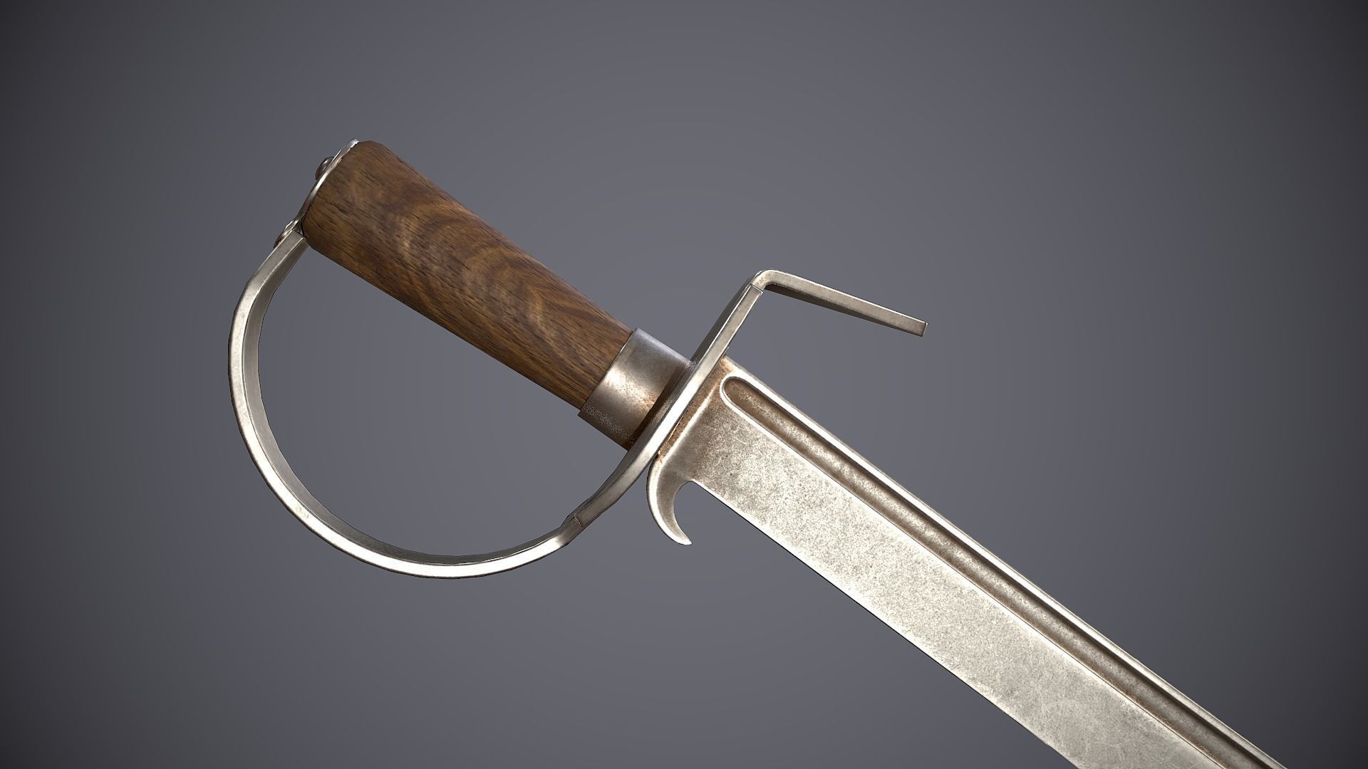 3D model Cutlass sword VR / AR / low-poly | CGTrader