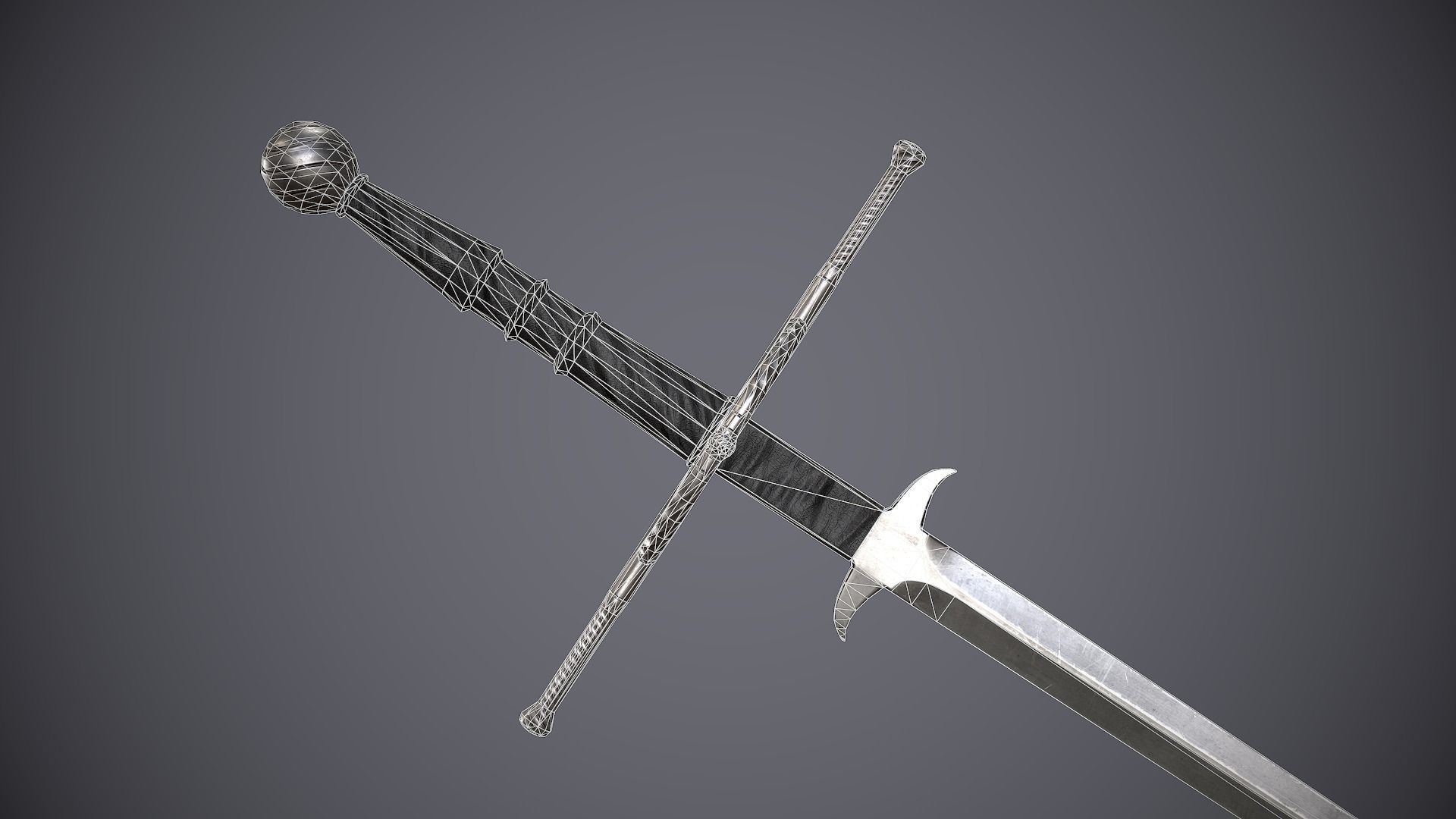 3D model Zweihander sword VR / AR / low-poly | CGTrader