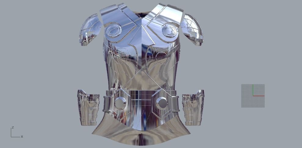 MCU Odins ARMOR from Thor Movie 3D model 3D printable | CGTrader
