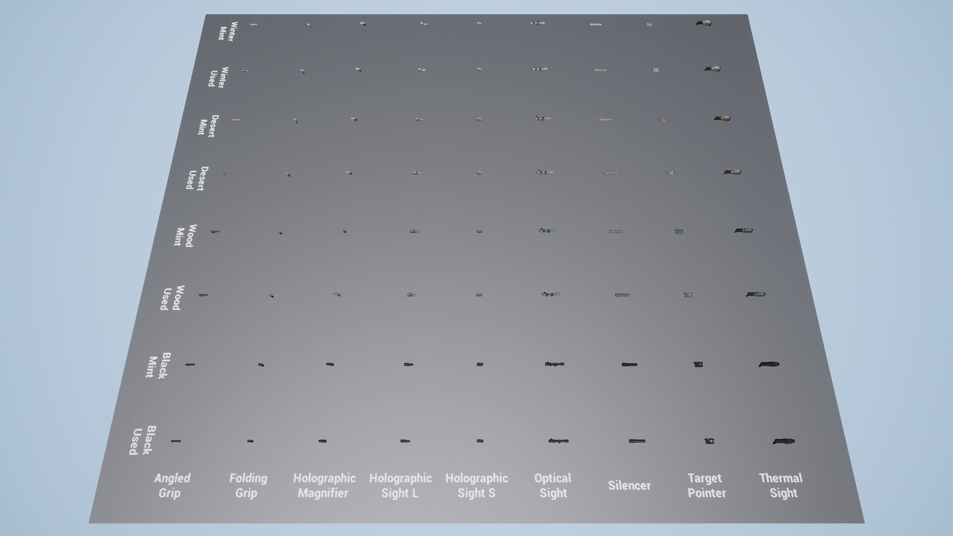 3D model Weapon Mods Vol 1 - FPS Gun Attachments for Unreal Engine VR ...
