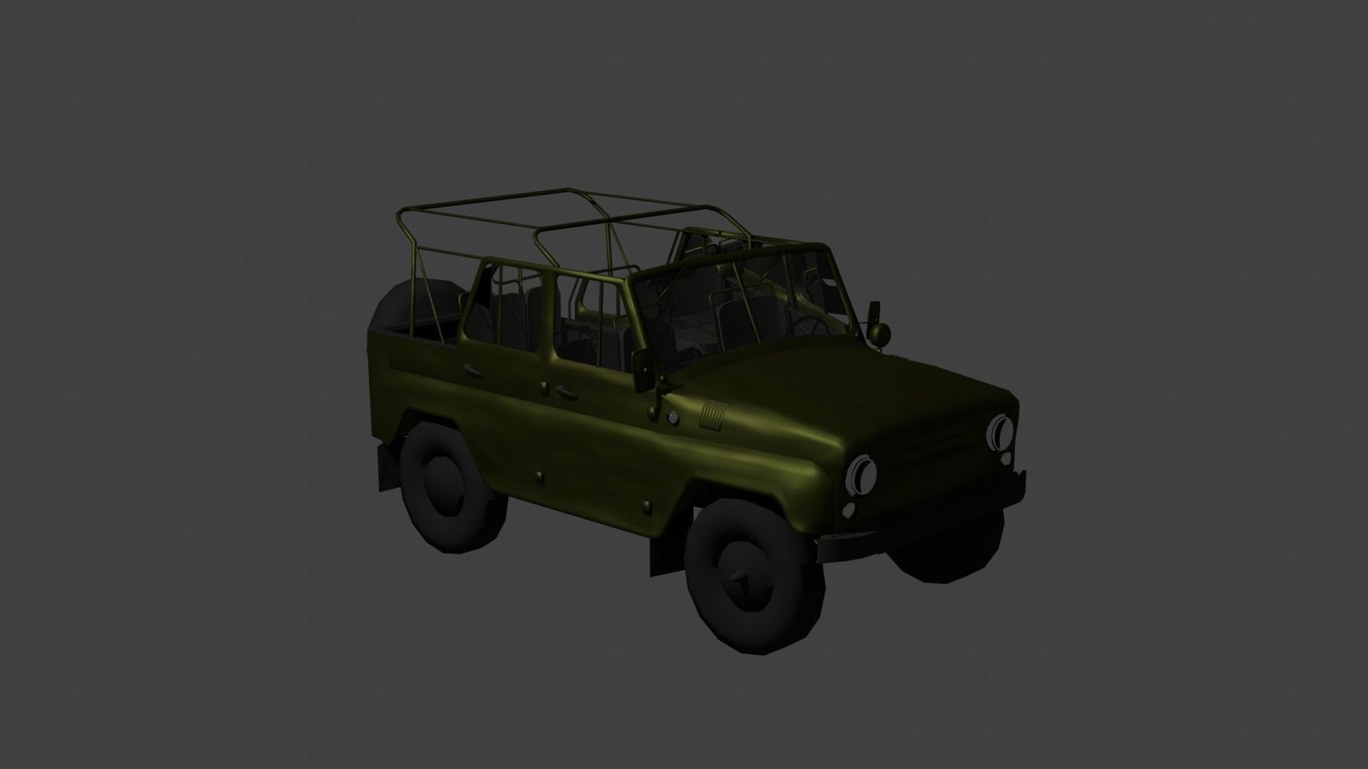 UAZ Car 3D model | CGTrader