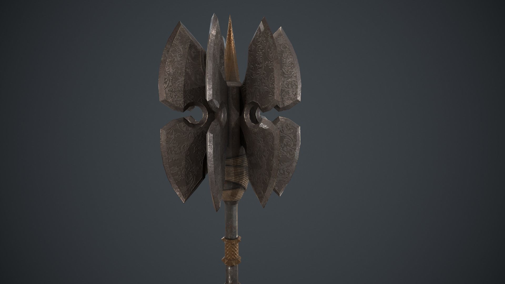 3D model Low Poly Medieval-Fantasy Mace VR / AR / low-poly | CGTrader