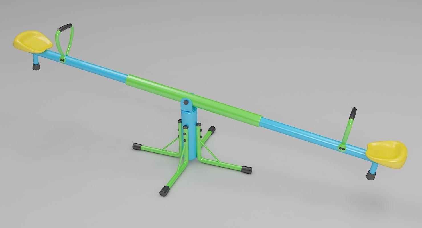 Seesaw 3D model | CGTrader