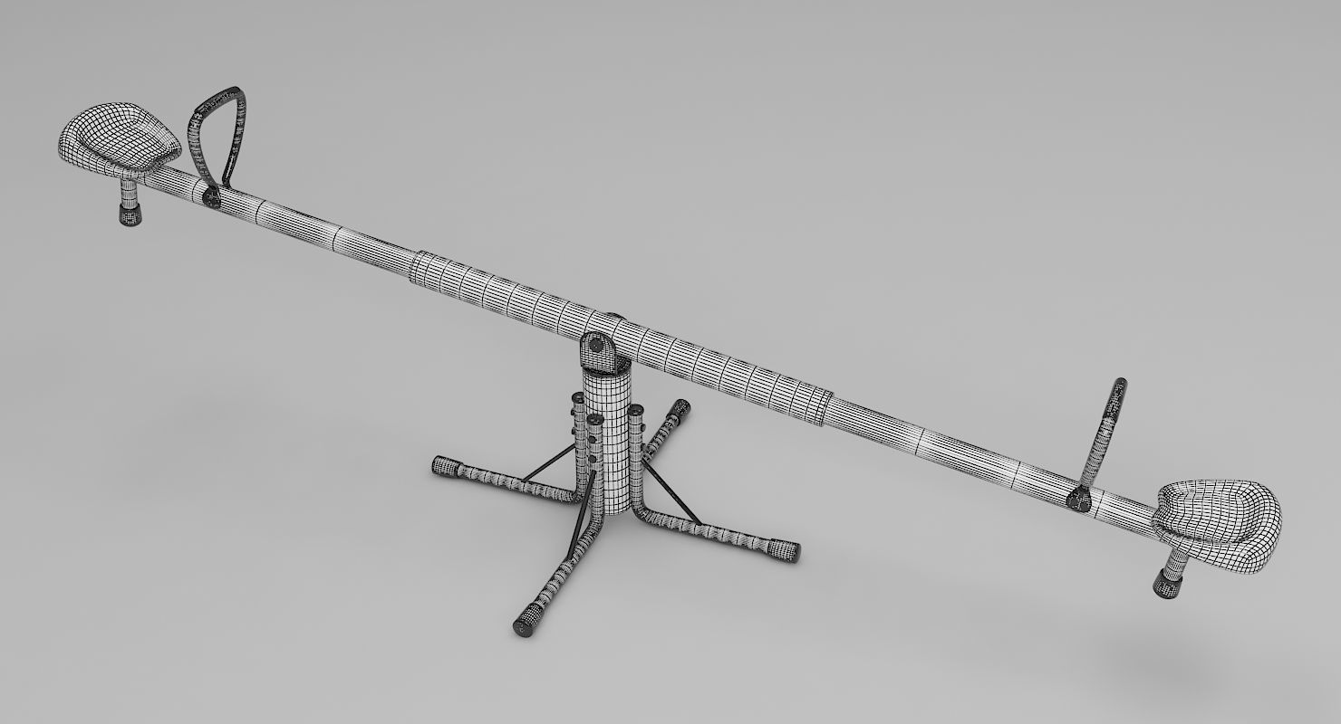 Seesaw 3D model | CGTrader
