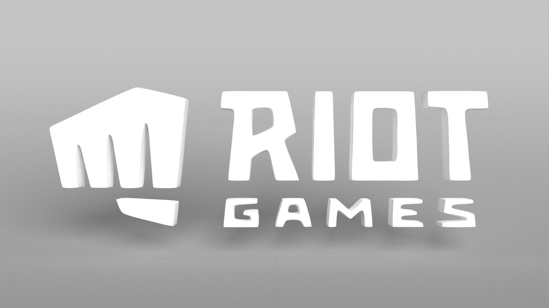 Riot Logo 001 free VR / AR / low-poly 3D model | CGTrader