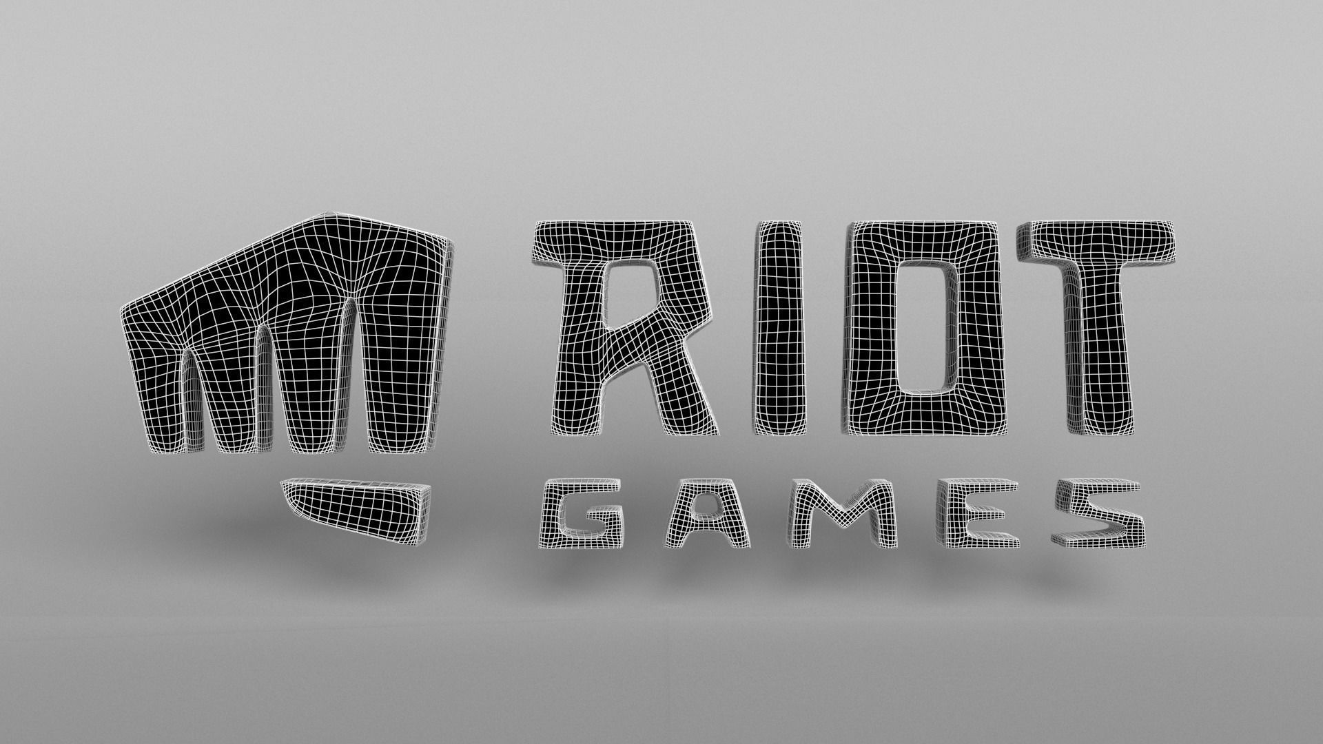 Riot Logo 001 free VR / AR / low-poly 3D model | CGTrader