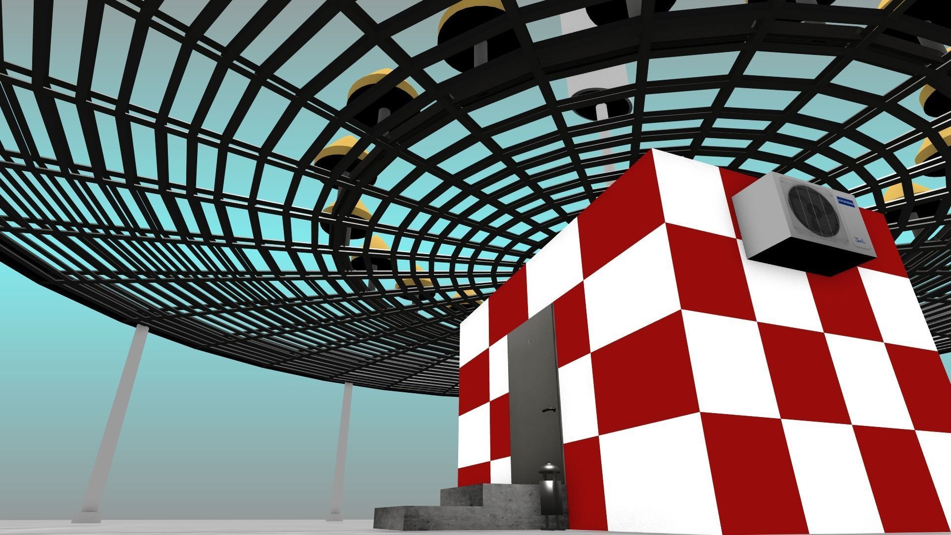 Radio beacon VOR 3D model | CGTrader