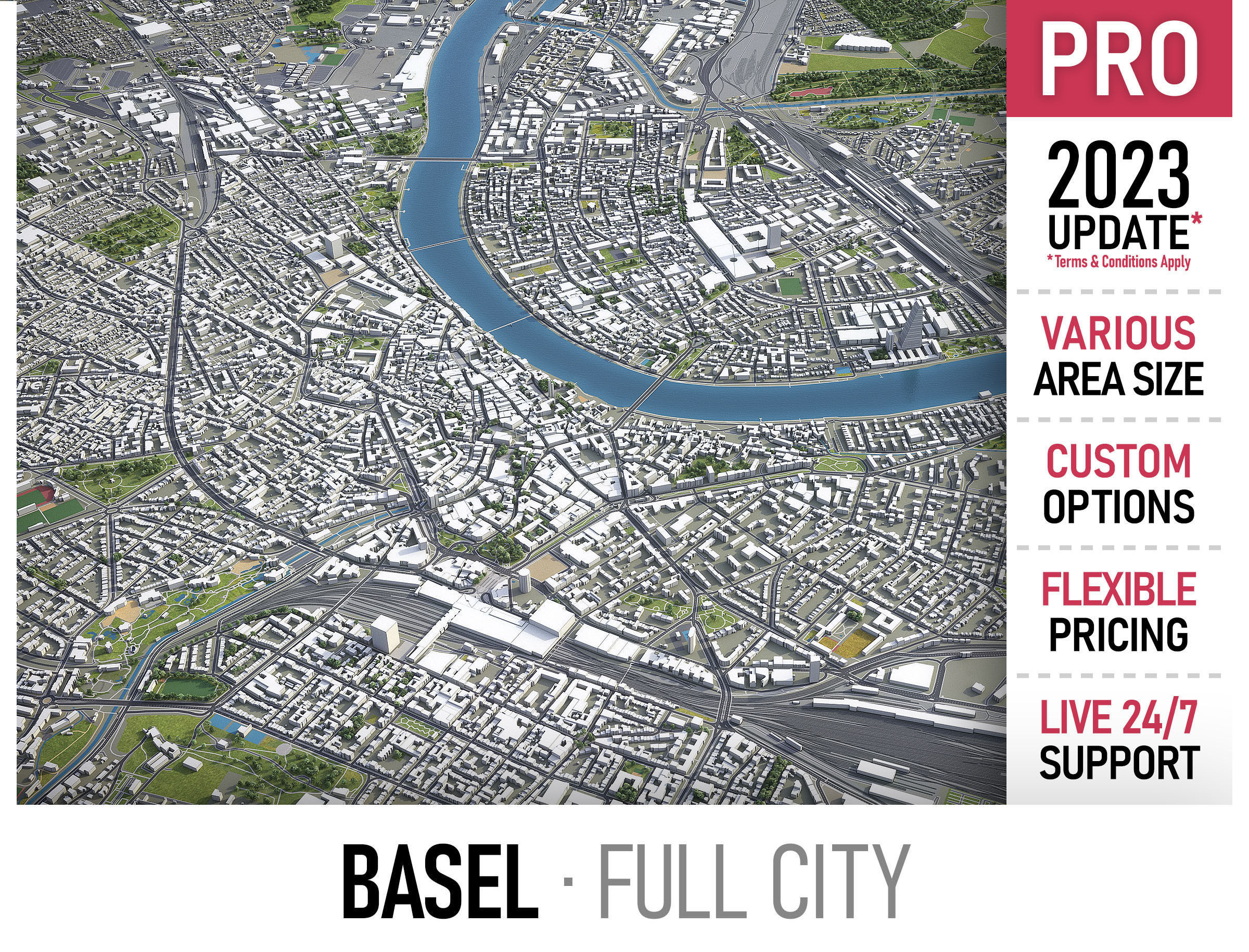 3D model Basel VR / AR / low-poly | CGTrader