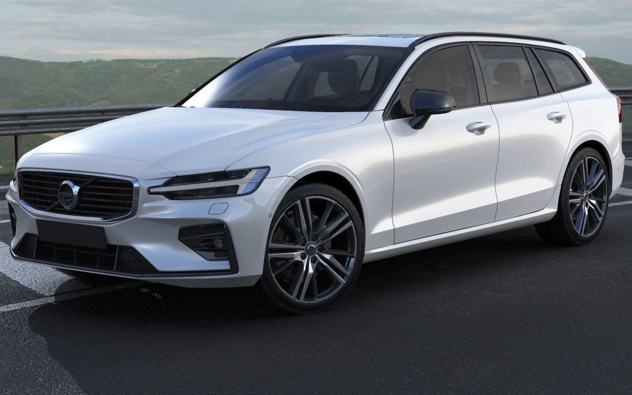 Volvo R-Design V60 2019 3D model | CGTrader