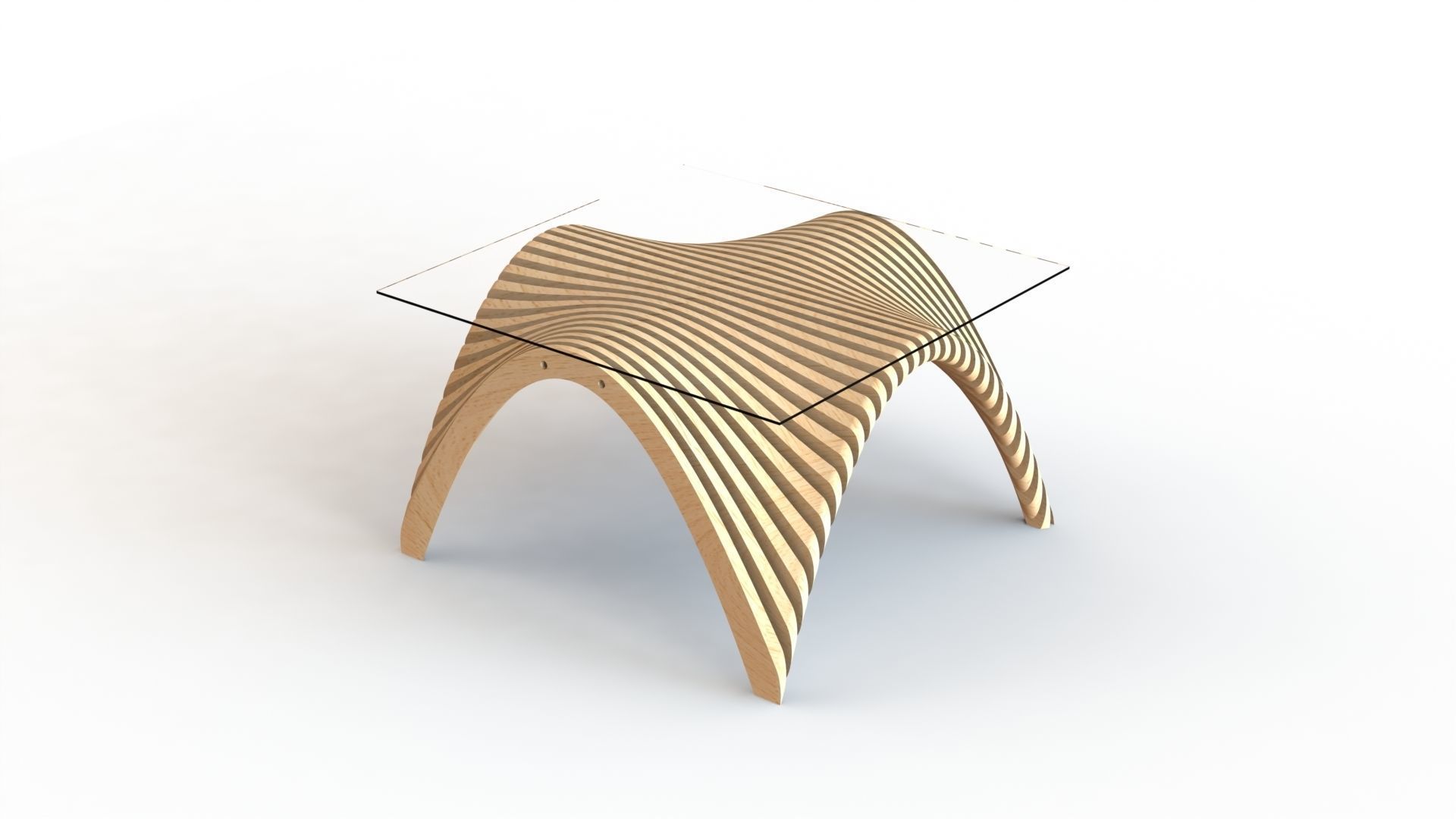 Parametric Office Table 3D model | CGTrader