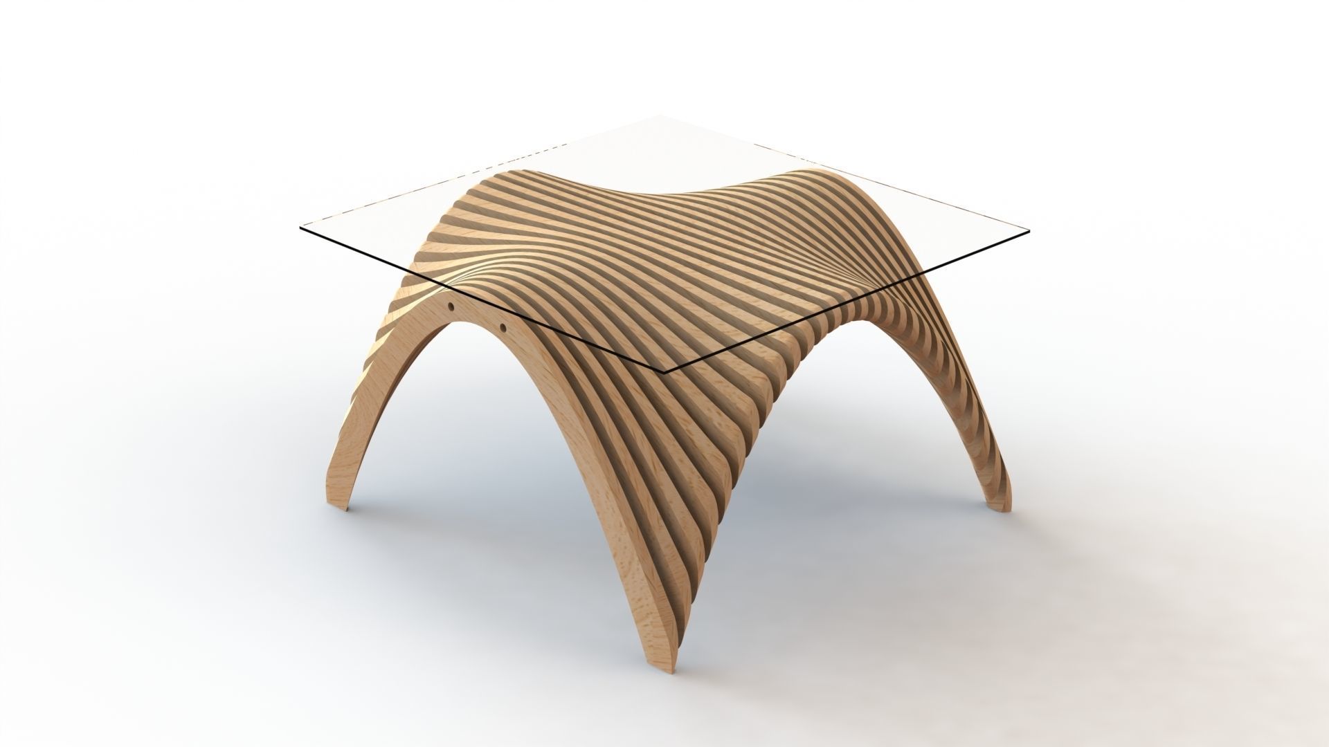 Parametric Office Table 3D model | CGTrader